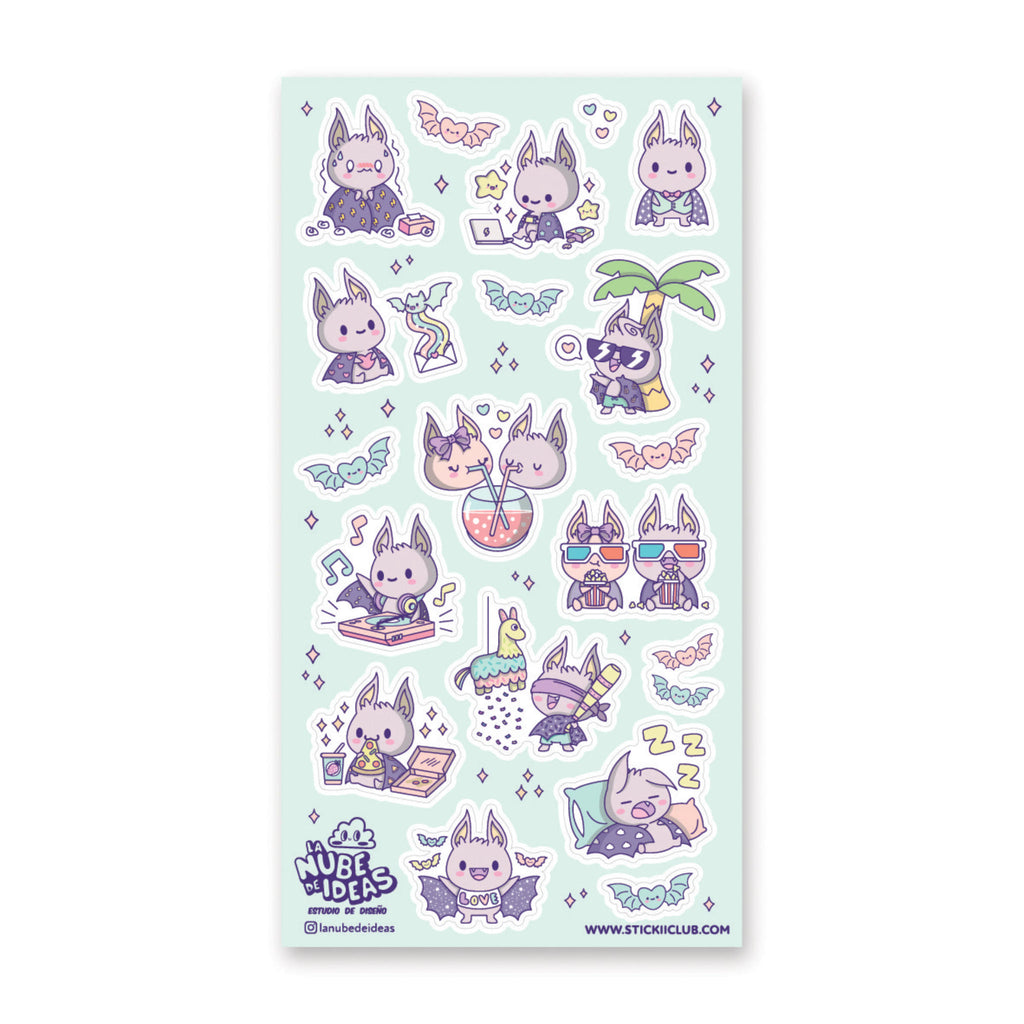 Everyday Bats Sticker Sheet – STICKII