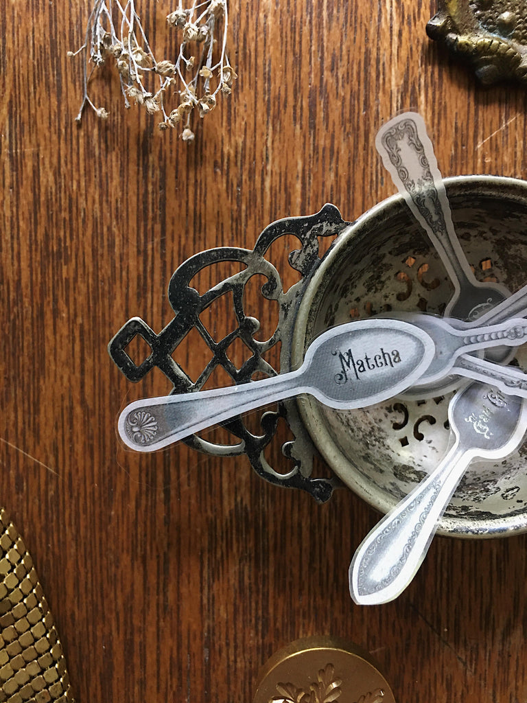Tea Spoons Sticker Sheet – STICKII